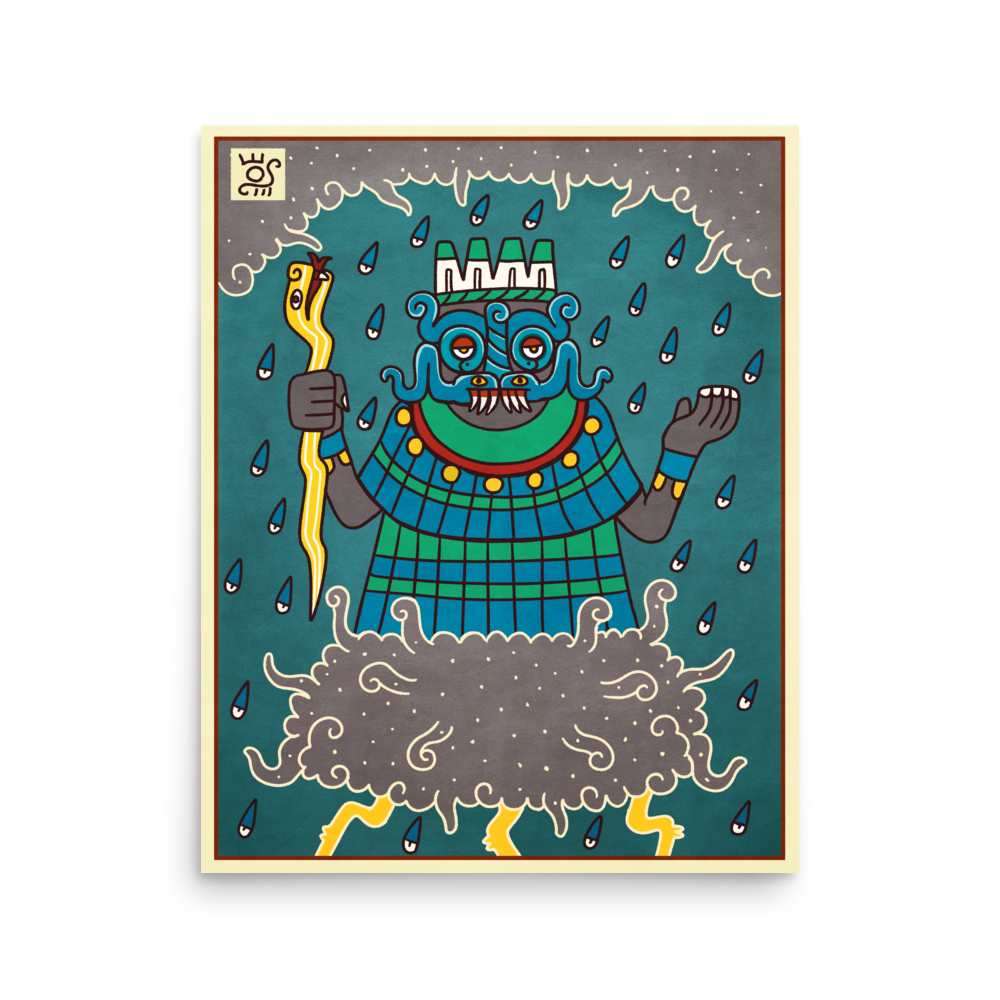 Tlaloc Poster — TECUANIS