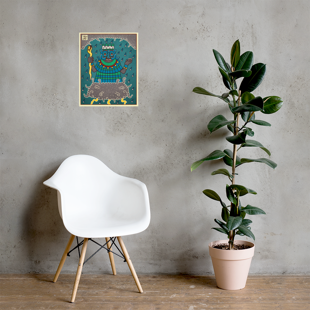 Tlaloc Poster — TECUANIS