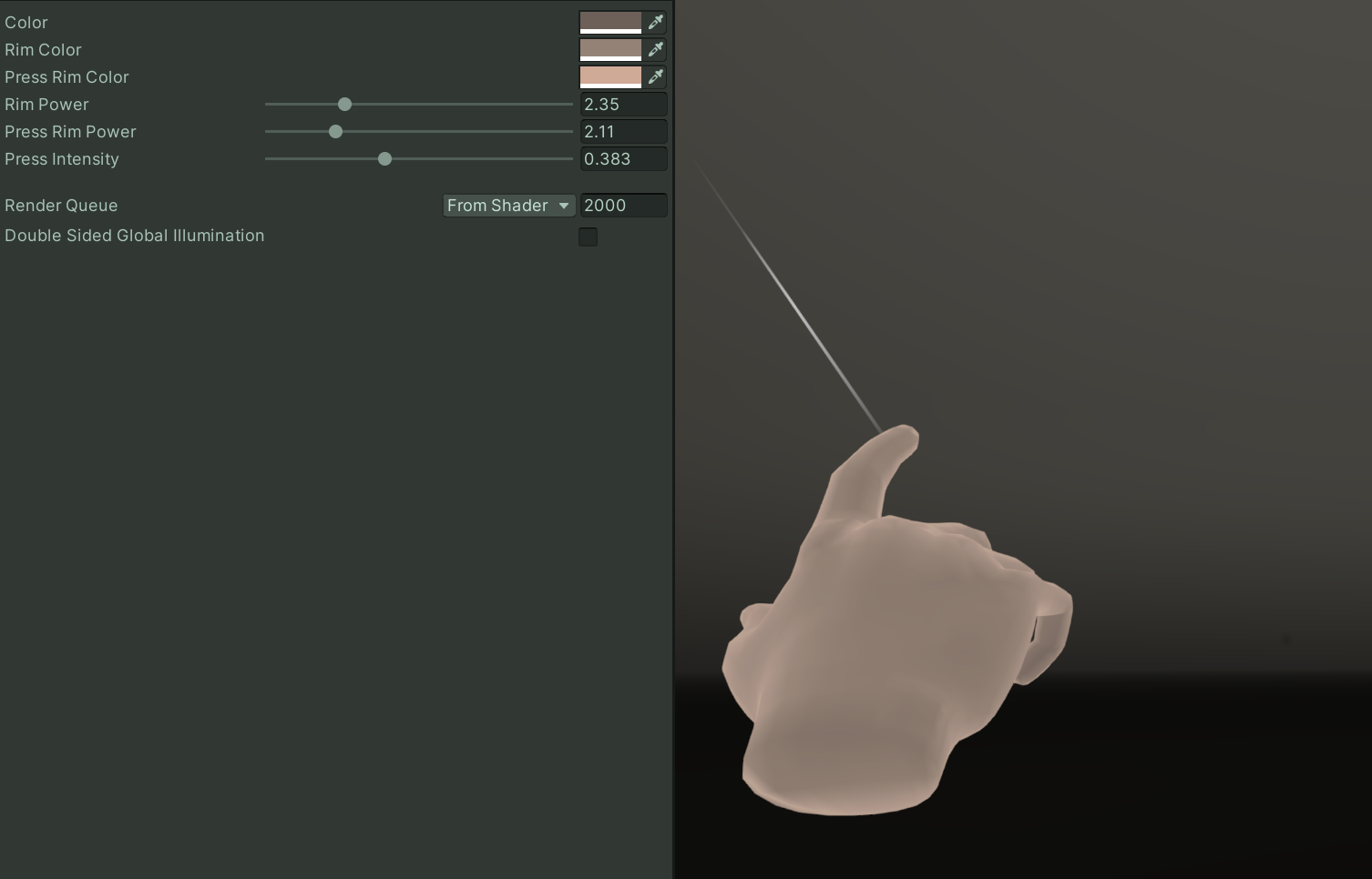 Customizing VR animations in real-time with Shaders & MRTK (2/2) — Sandra Feng