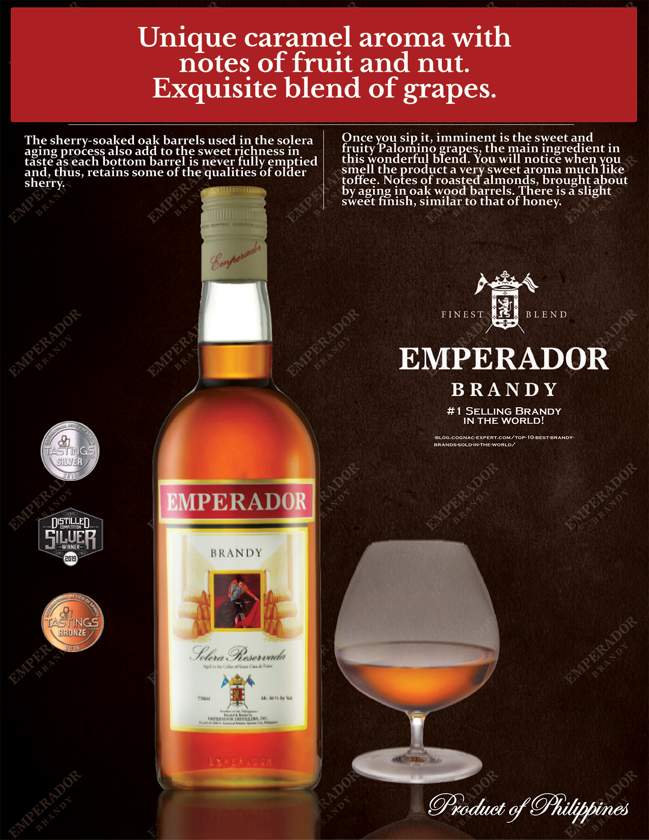 Emperador Brandy — Dozortsev & Sons Enterprises LTD