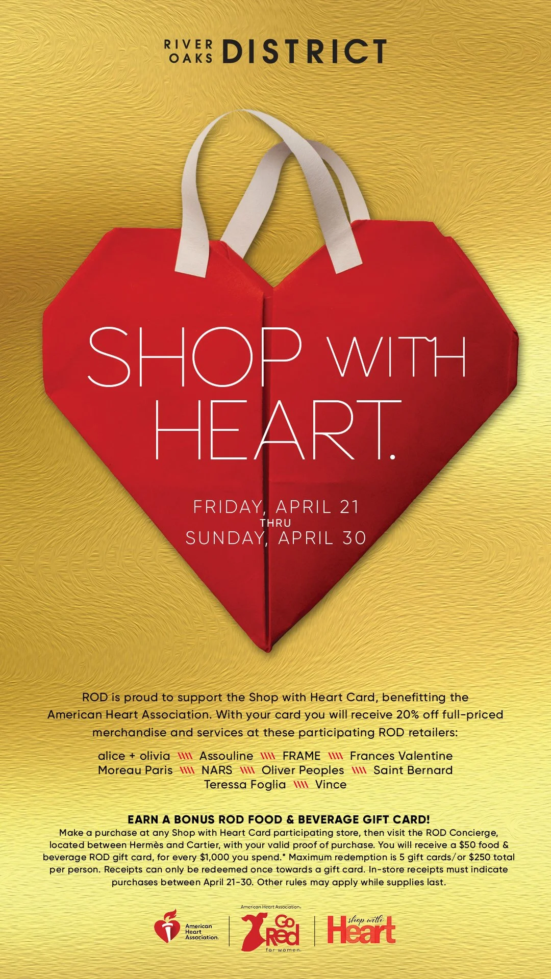SHOP WITh HeaRT | RIVER OAKS DISTRICT