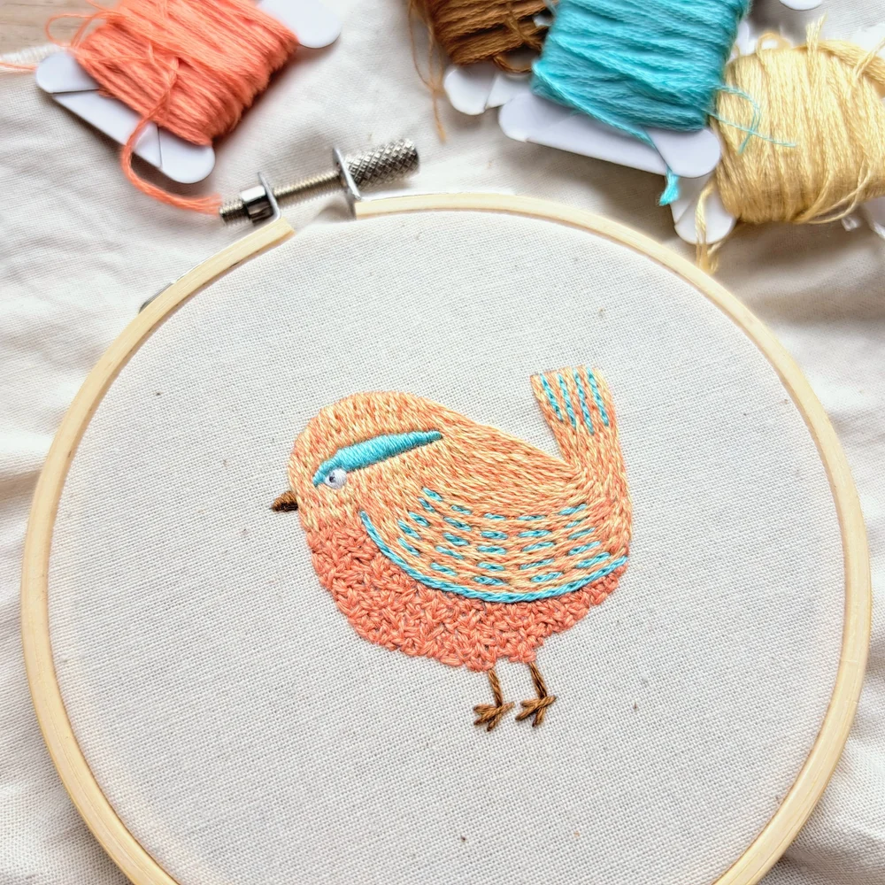 Stitching a Grumpy Wren - An Embroidery Guide — Bluebell Love