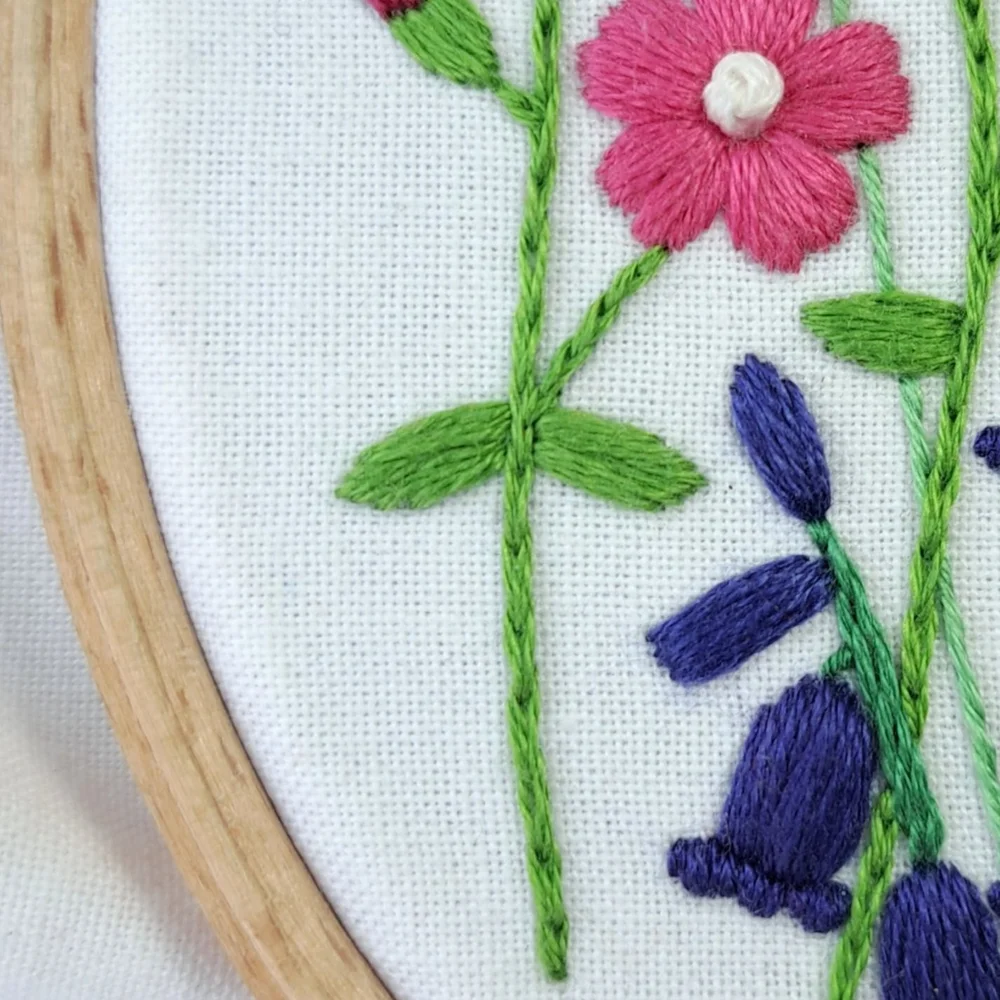 How I Stitched the Wildflower Panel: A Step-by-Step Guide — Bluebell Love
