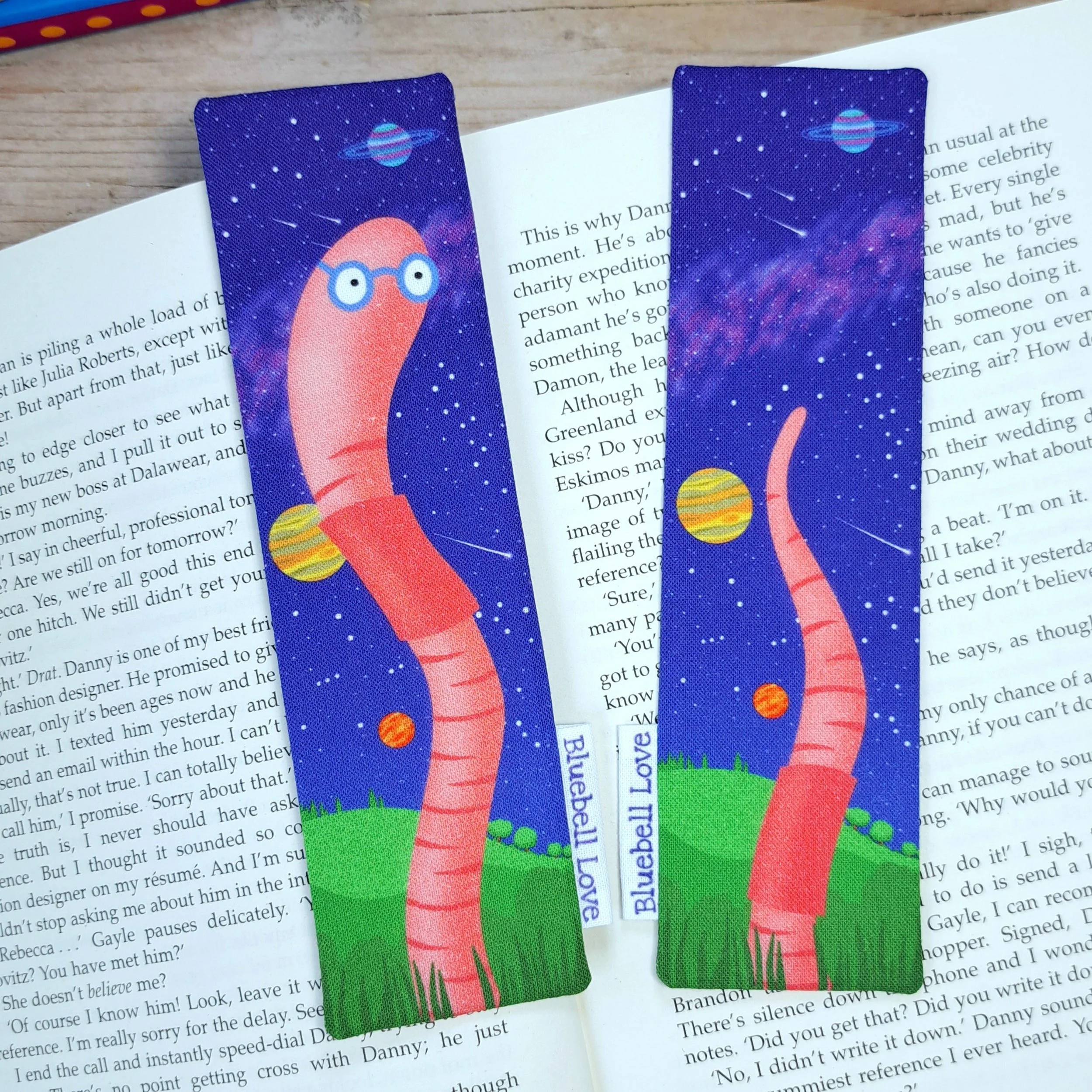 Bookworm Bookmarks — Shop — Bluebell Love