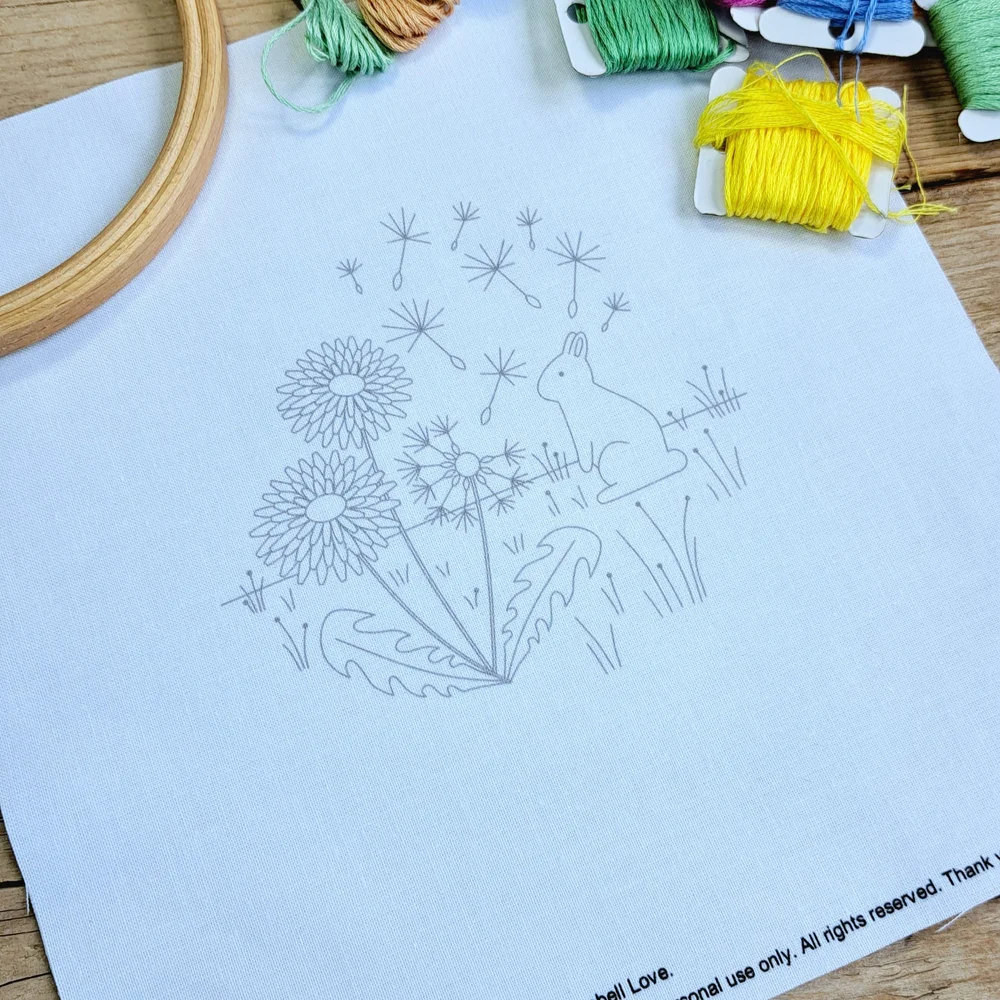 How I Stitched the Rabbit Panel: A Step-by-Step Guide — Bluebell Love