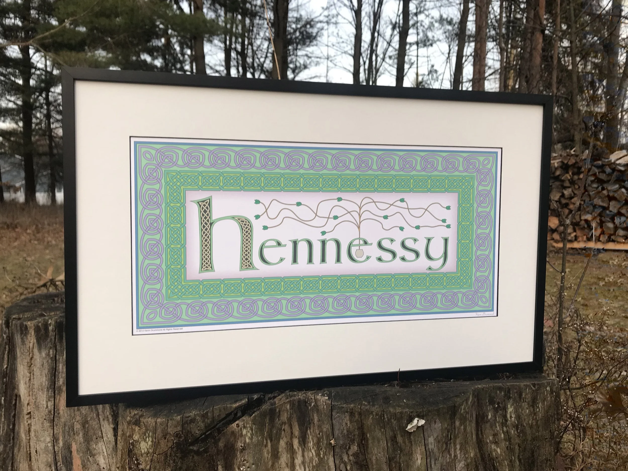 Kevin's Irish Art Celtic knot wall decor and note cards