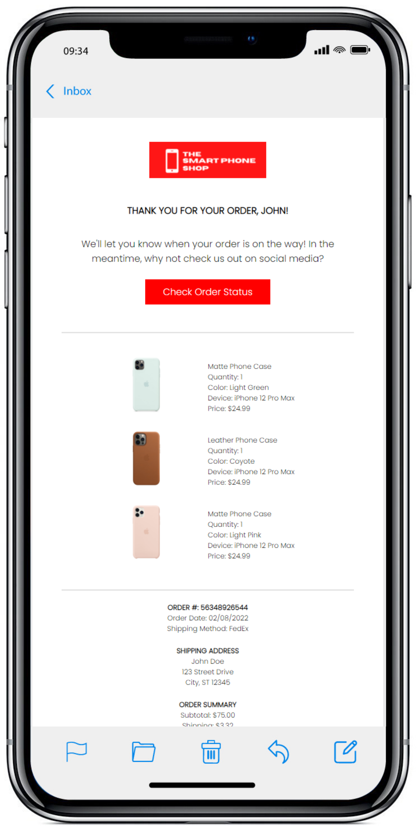 Receipt Emails — Eric Kemp