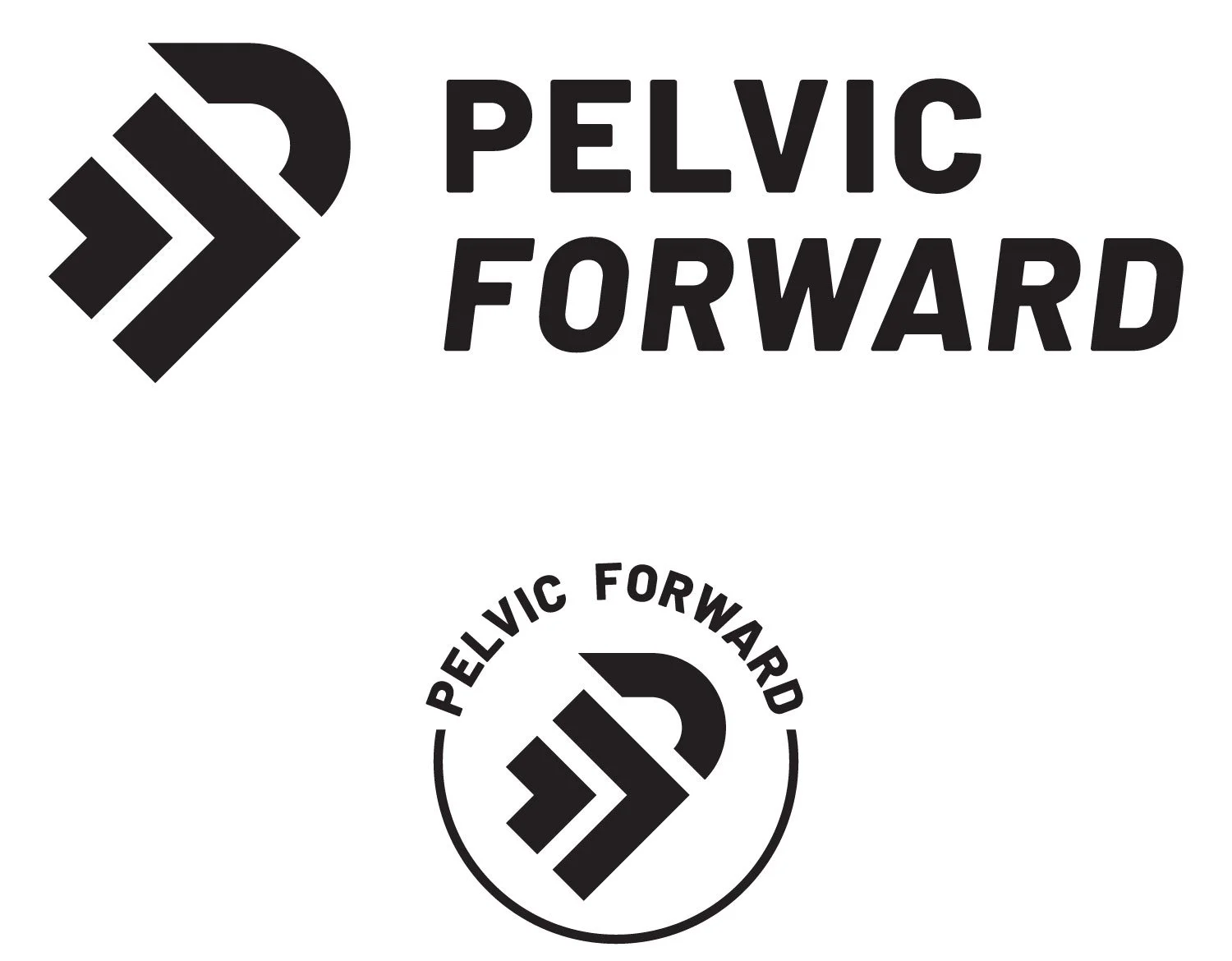 Logo Design Process and Case Study – Pelvic Forward Physical Therapy ...