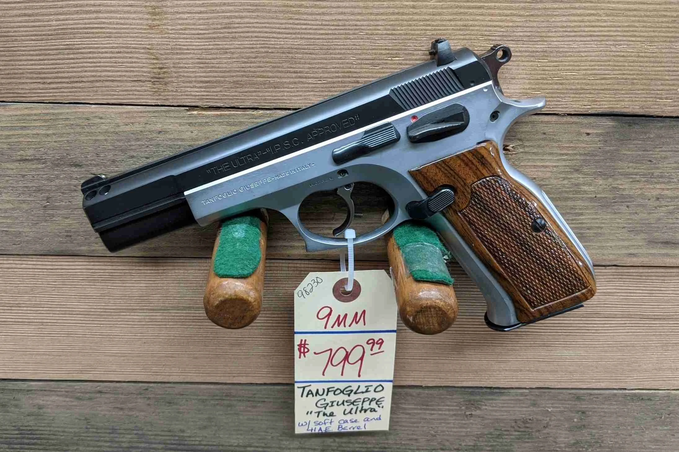 Tanfoglio Giuseppe "The Ultra" 9mm Pistol with 41AE Barrel