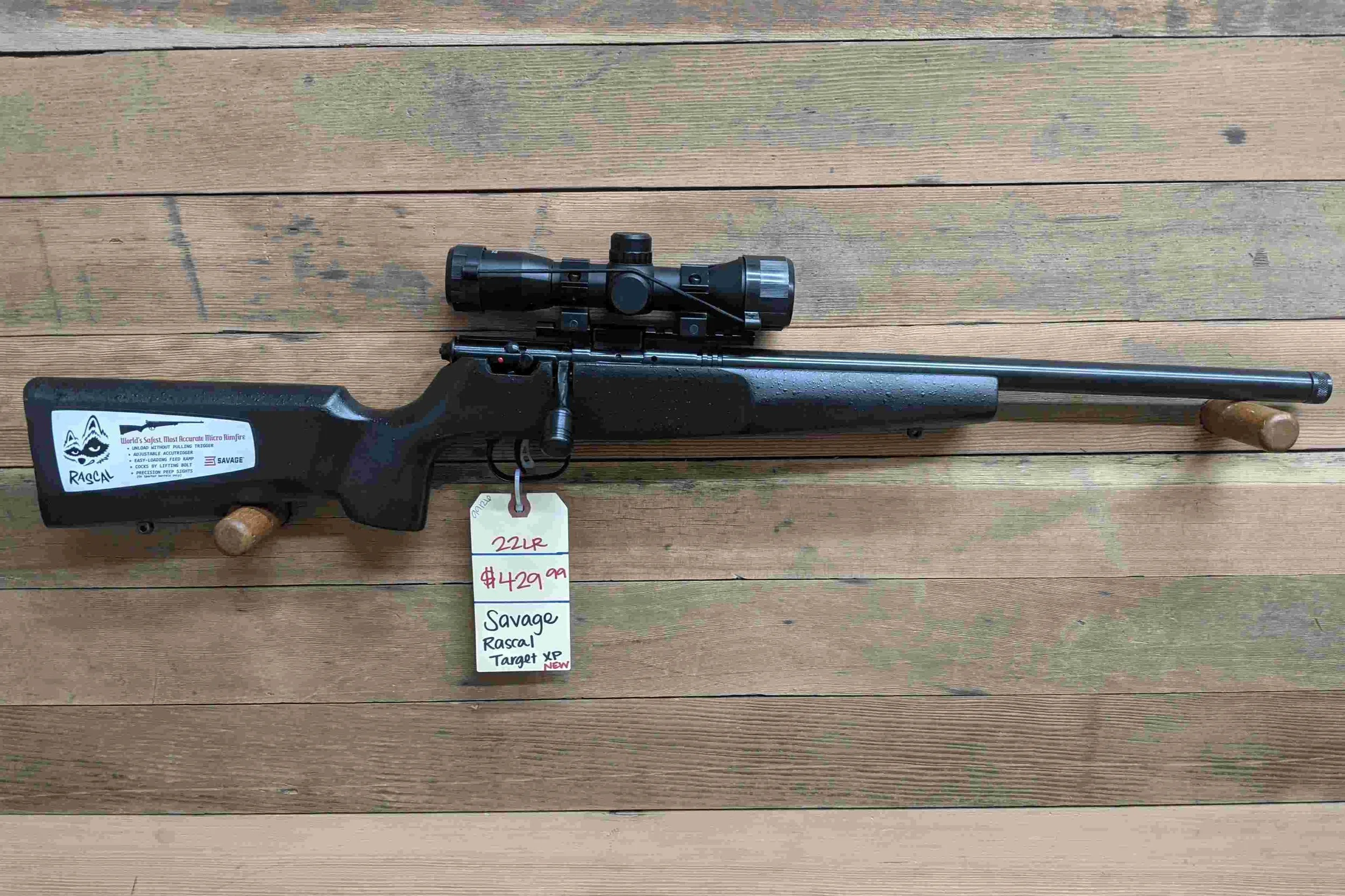 SAVAGE RASCAL TARGET XP RIFLE 22LR