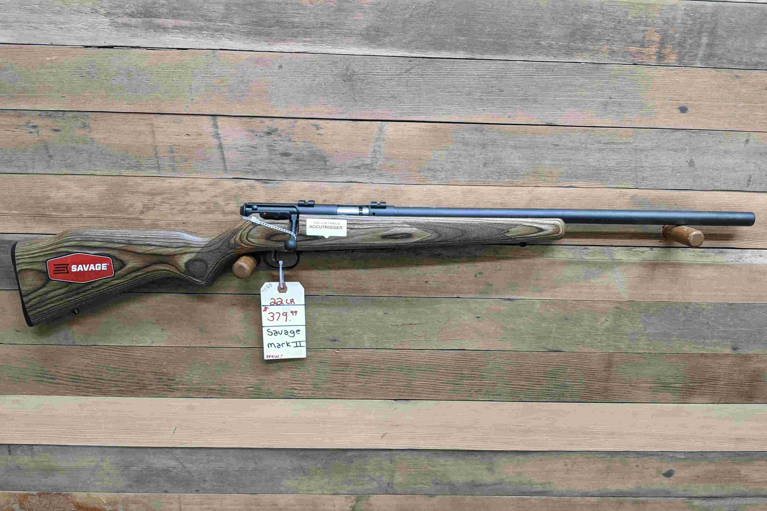 Savage Mark II BV 22LR Bolt Action Rifle, Semi-Auto