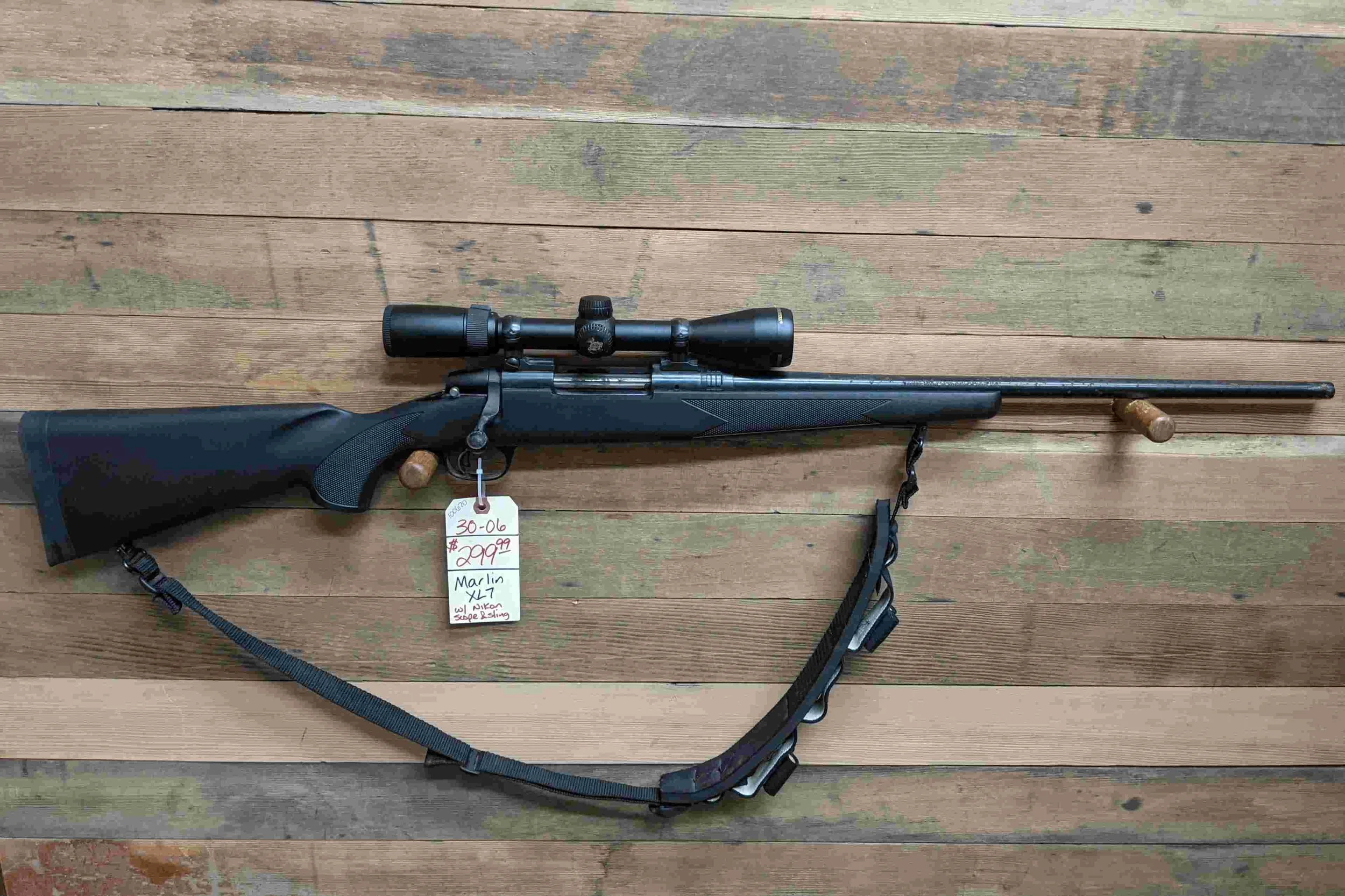 Marlin XL7 30-06 Bolt Action Rifle with Nikon Scope & Sling