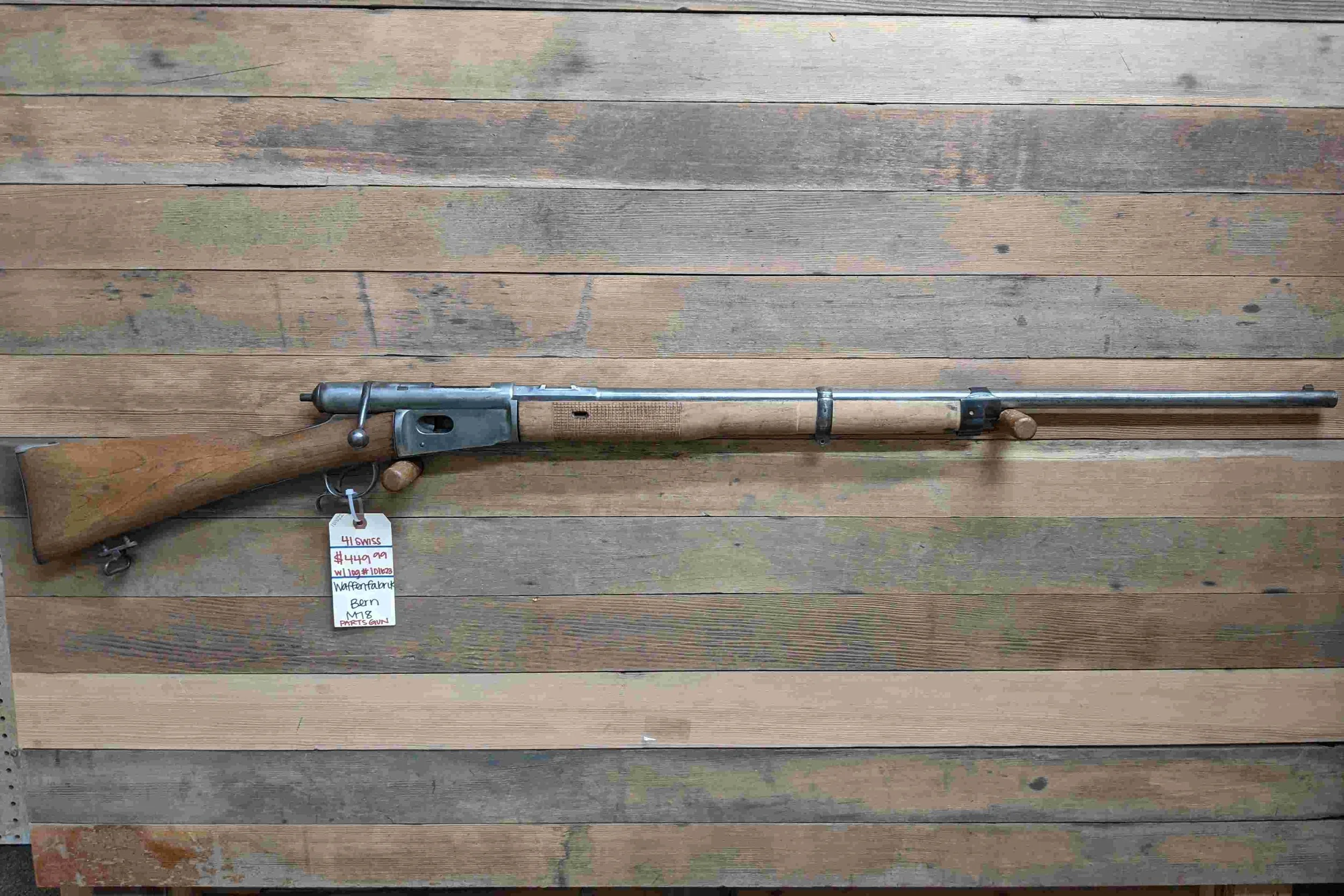 WAFFENFABRIK BERN M78 41 RIMFIRE RIFLE