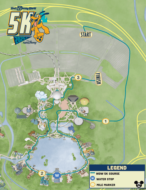 Disney Marathon Race Map 2025 — runDisneyDPT