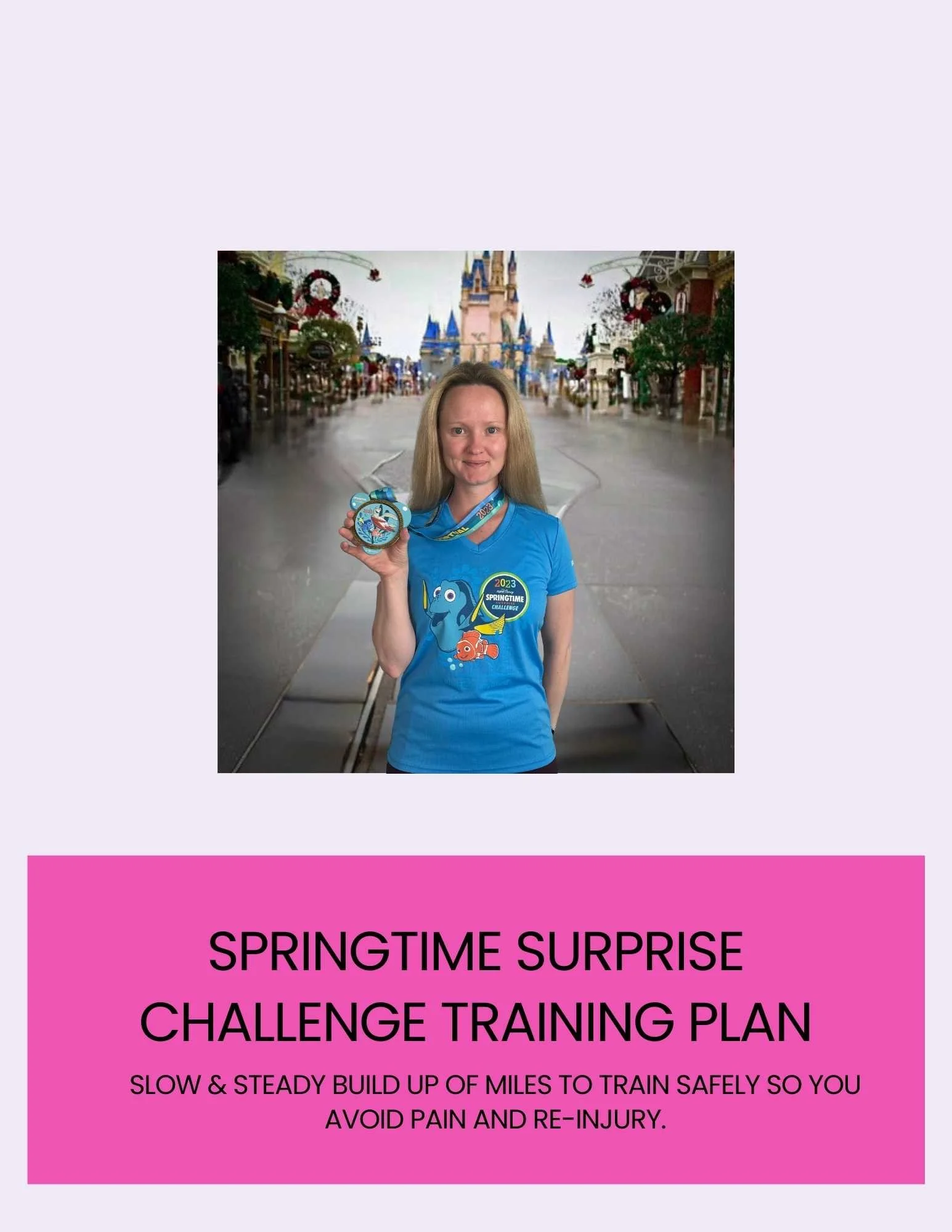 Springtime Surprise Challenge Training Plan — runDisneyDPT