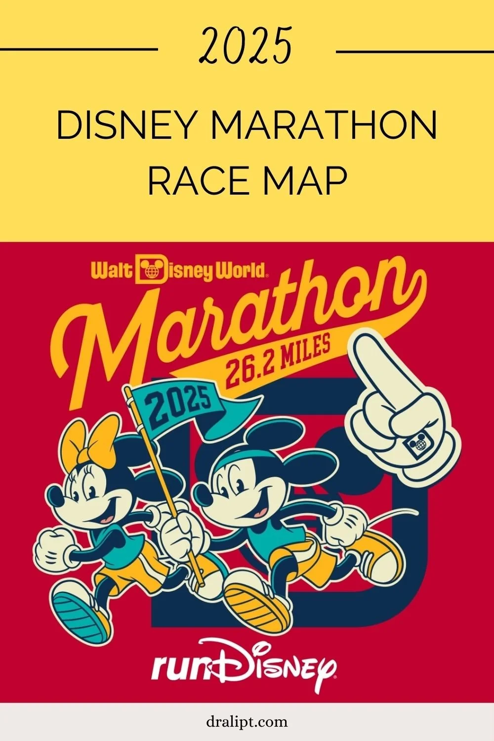 Disney Marathon Race Map 2025 — runDisneyDPT