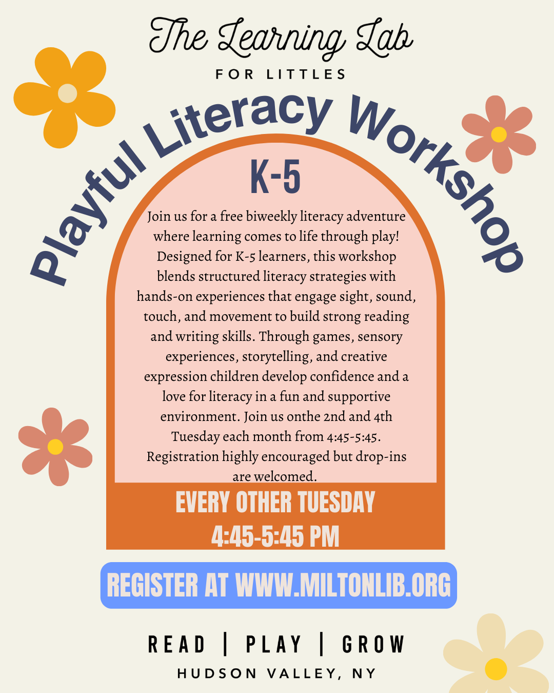 The Learning Lab at The Library — The Learning Lab for Littles