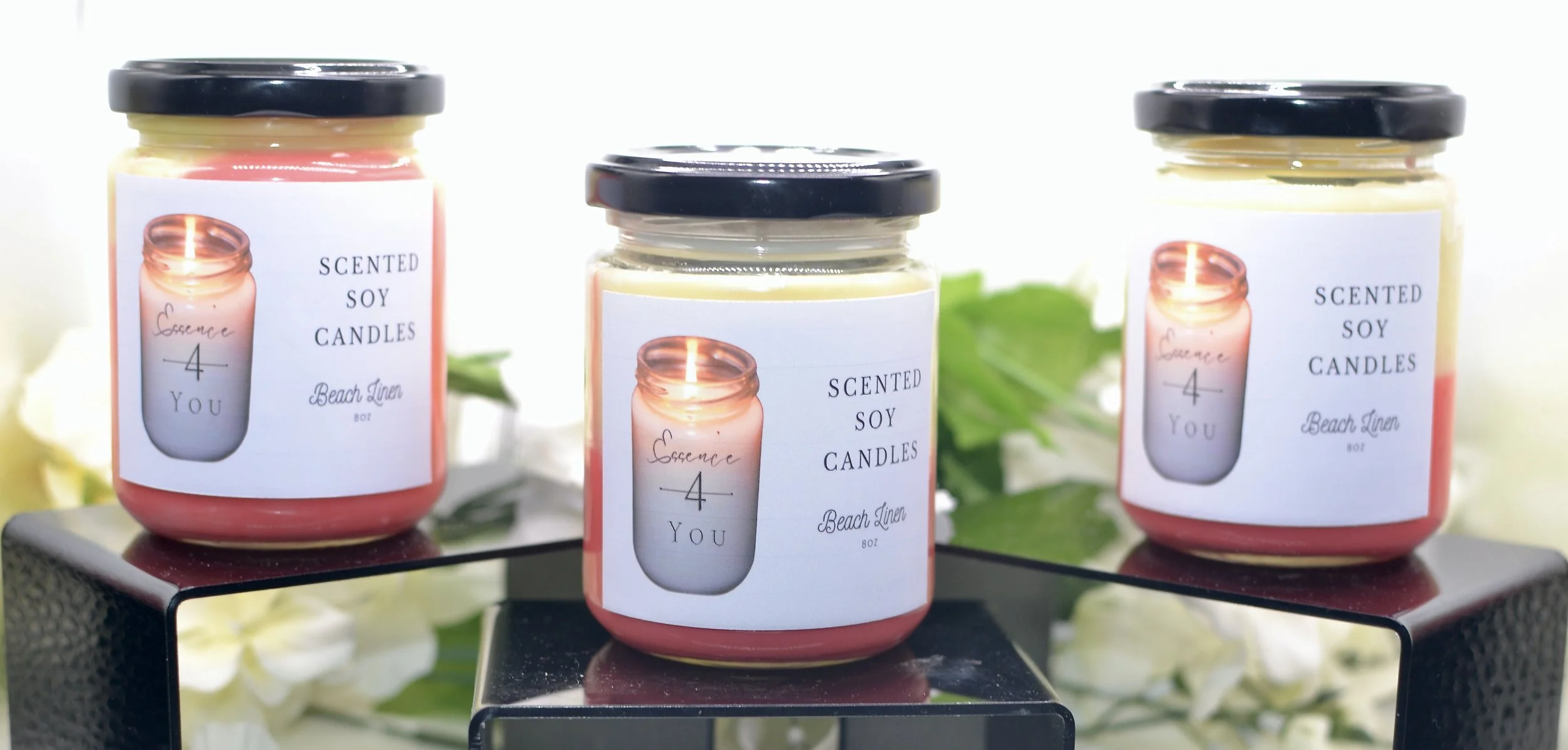 Essence 4 You -Our scented candle fragrance fills the room