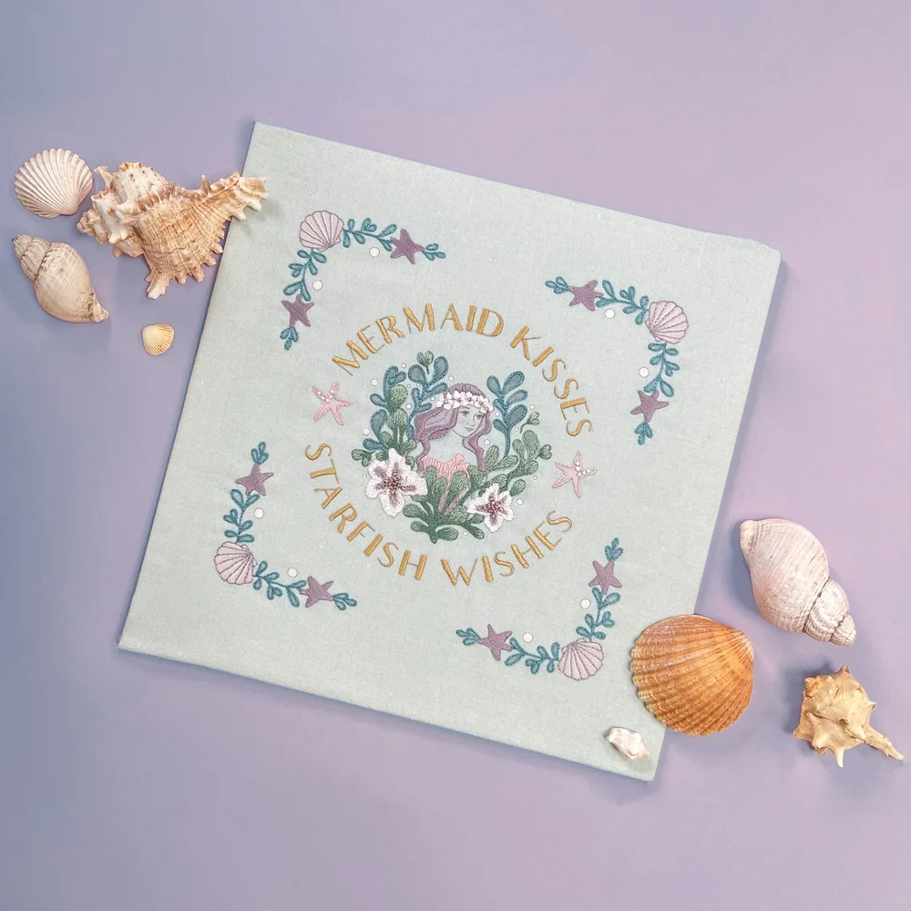 Mermaid Magnetic Needle minder for embroidery and cross stitch by ...