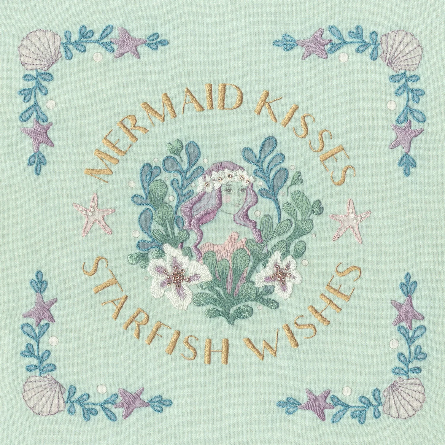 Mermaid Magnetic Needle minder for embroidery and cross stitch by ...