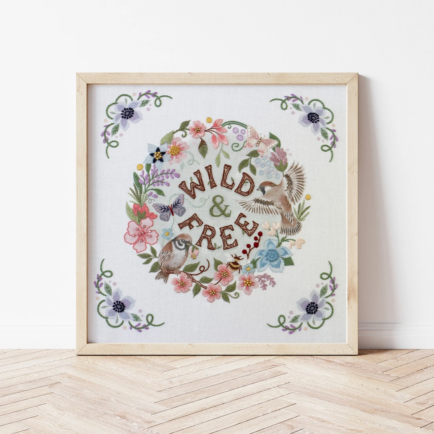 Mermaid embroidery Pattern PDF Download