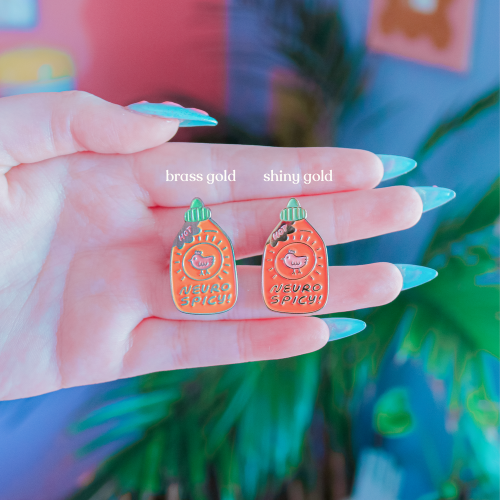 Enamel Pin: Hidden Disability — Courtney Ahn Design