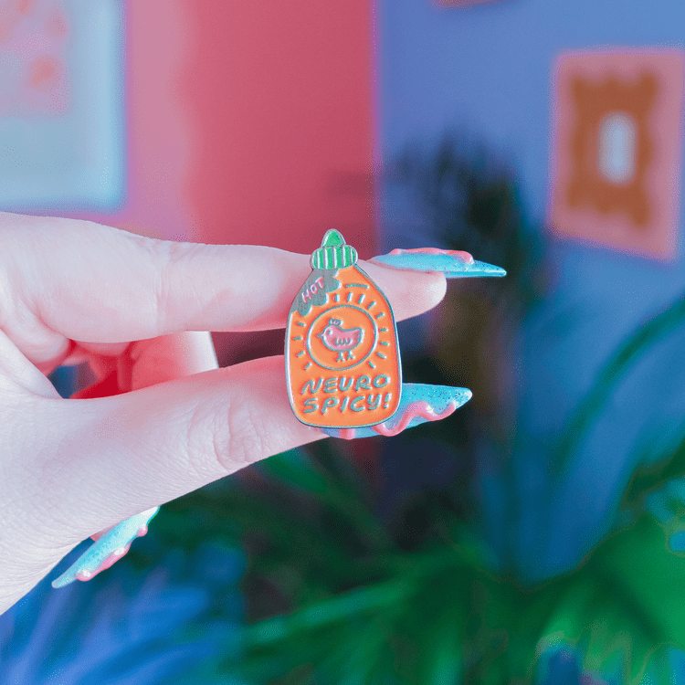 Enamel Pin: Hidden Disability — Courtney Ahn Design