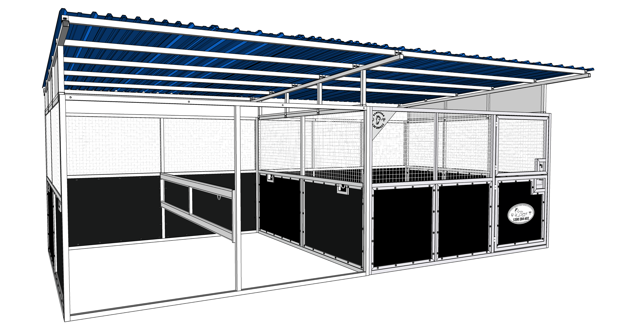 Portable Stables — Bow's Barn - Purchase Portable Horse Stables and ...
