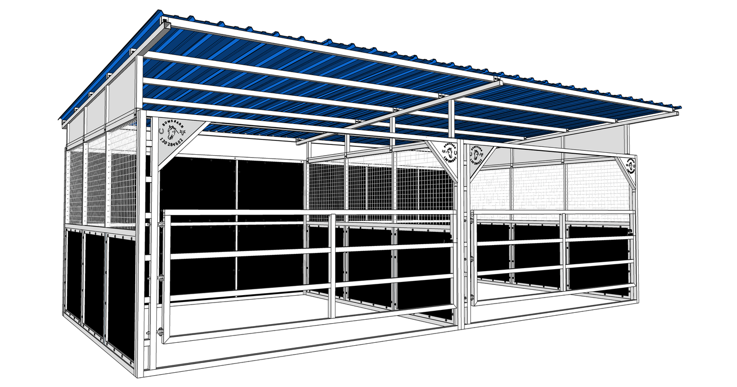 Portable Stables — Bow's Barn - Purchase Portable Horse Stables and ...