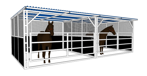 Portable Stables — Bow's Barn - Purchase Portable Horse Stables and ...