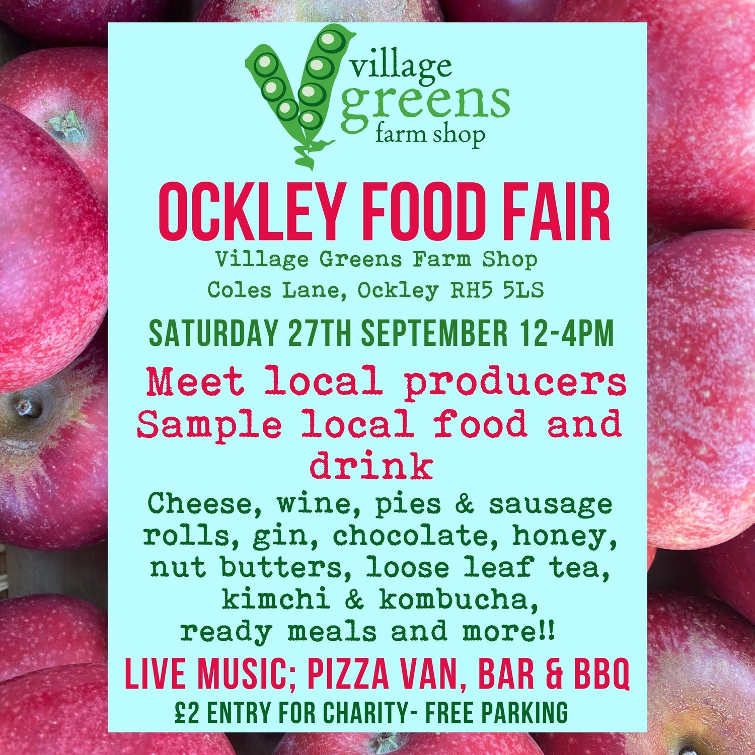 Village Greens Food Fair — Ockley Village