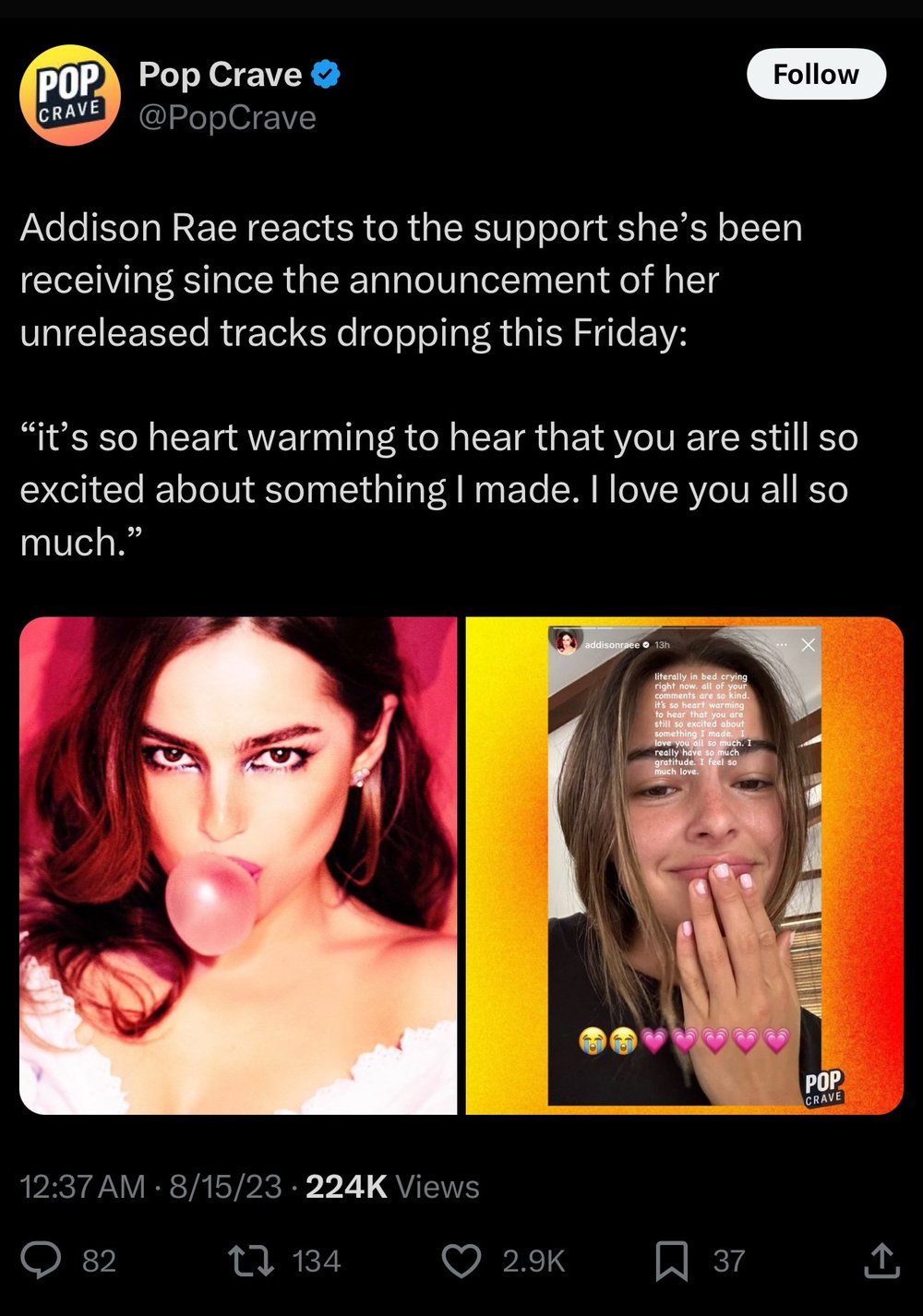 Addison Rae’s Transformation: A Pop Star Rebrand That Worked — DESIGN ...