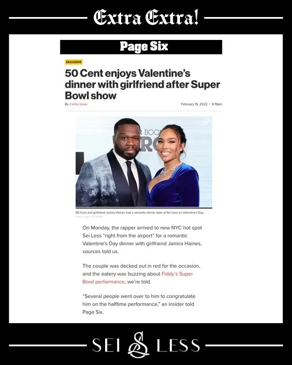 Press — SEI LESS NYC - Asian Fusion Restaurant, Bar, Speakeasy