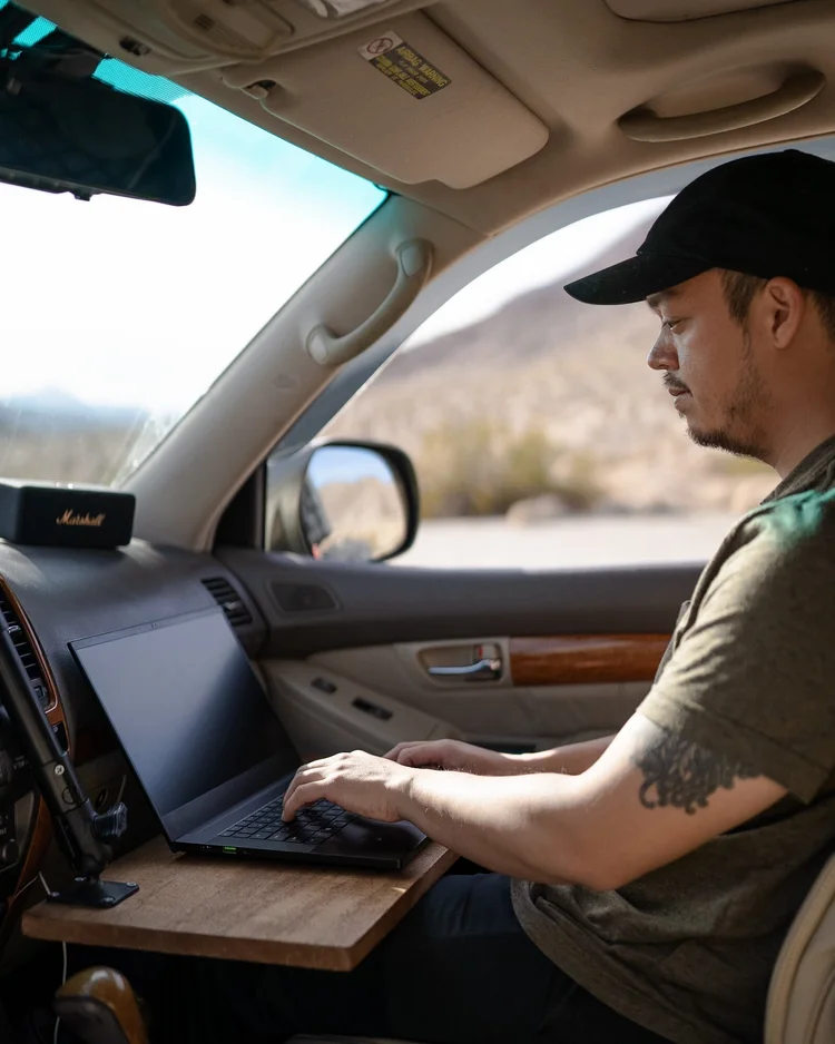 The DIY Passenger Seat Desk — GoingFarther