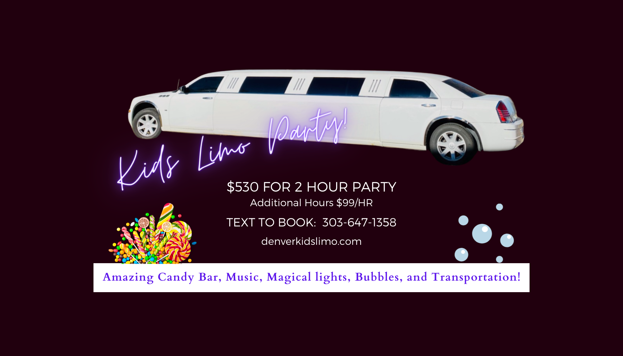 Denver Kids Limo