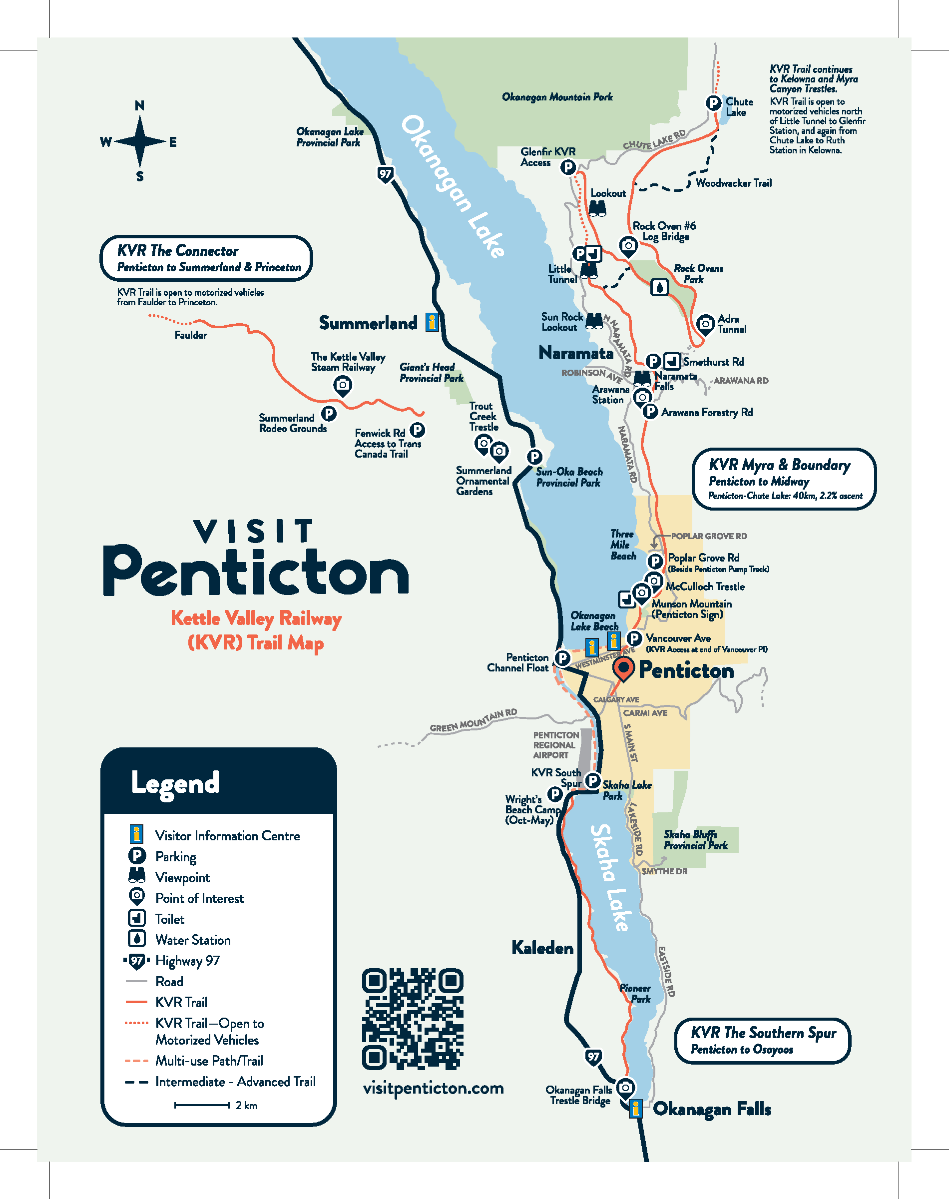 Kettle Valley Railway Trail Maps — S.S. Sicamous Marine Heritage Park