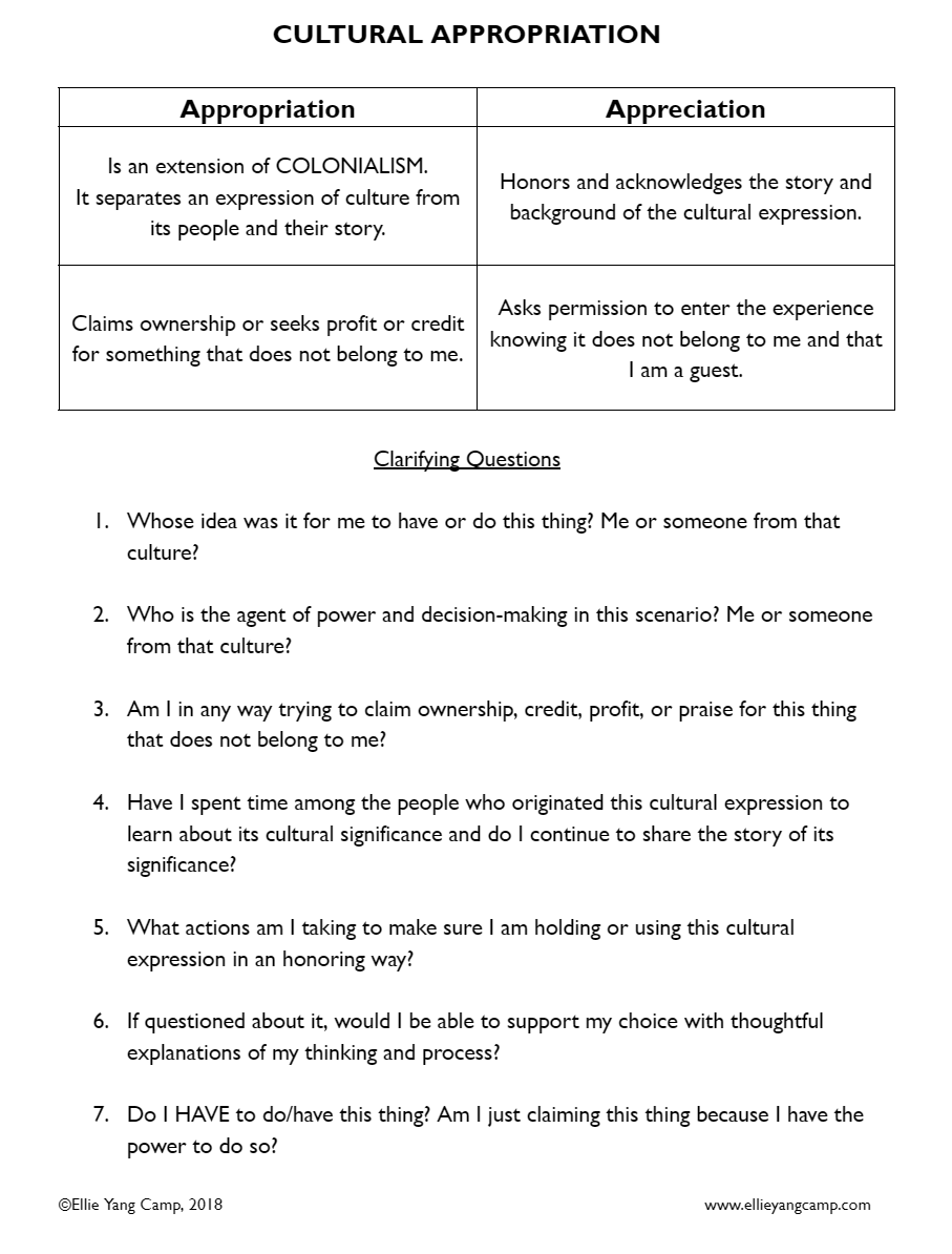 Cultural Appropriation — Anabaptist Worship Network