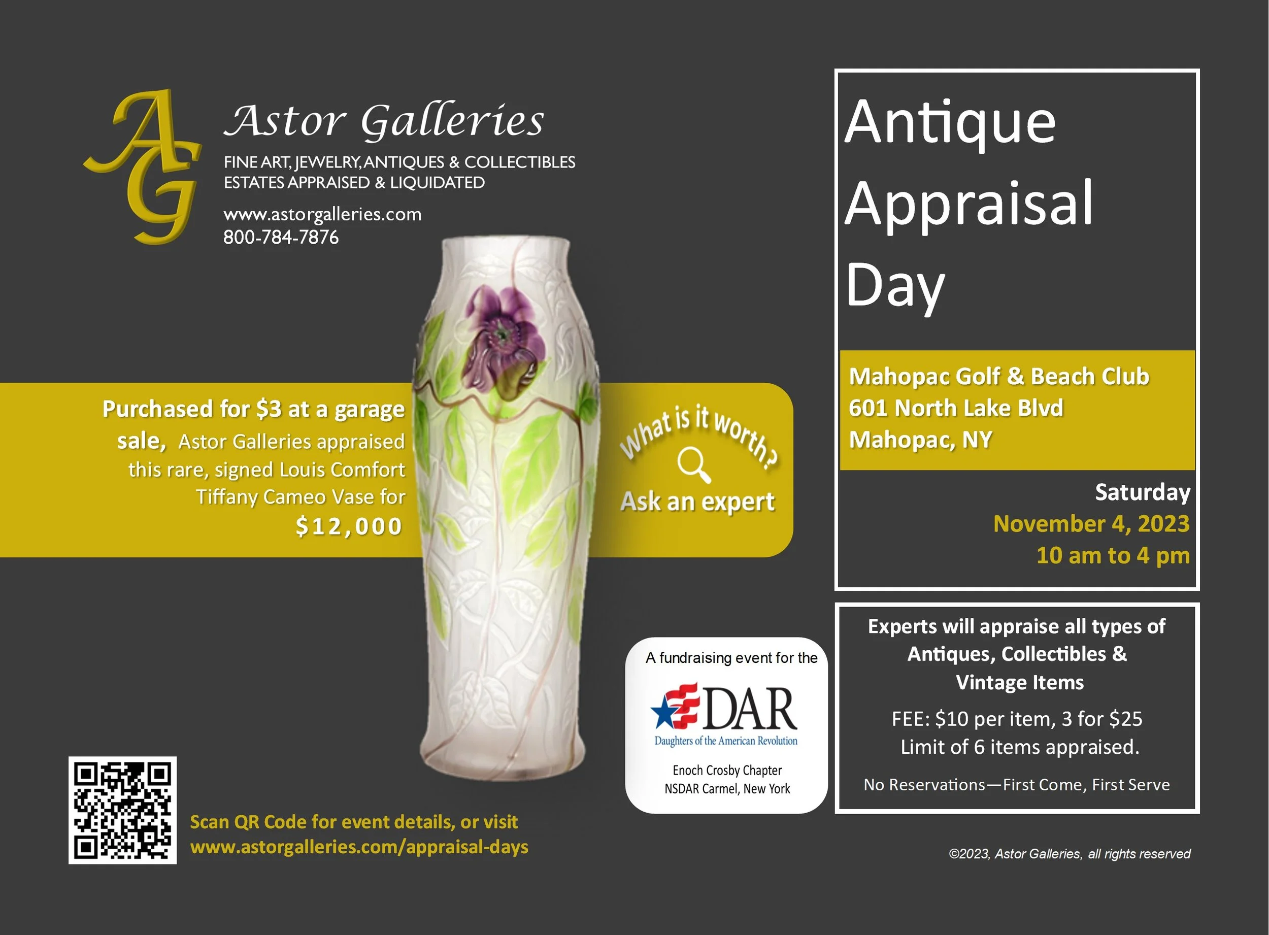 Antique Appraisal Day — Astor Galleries