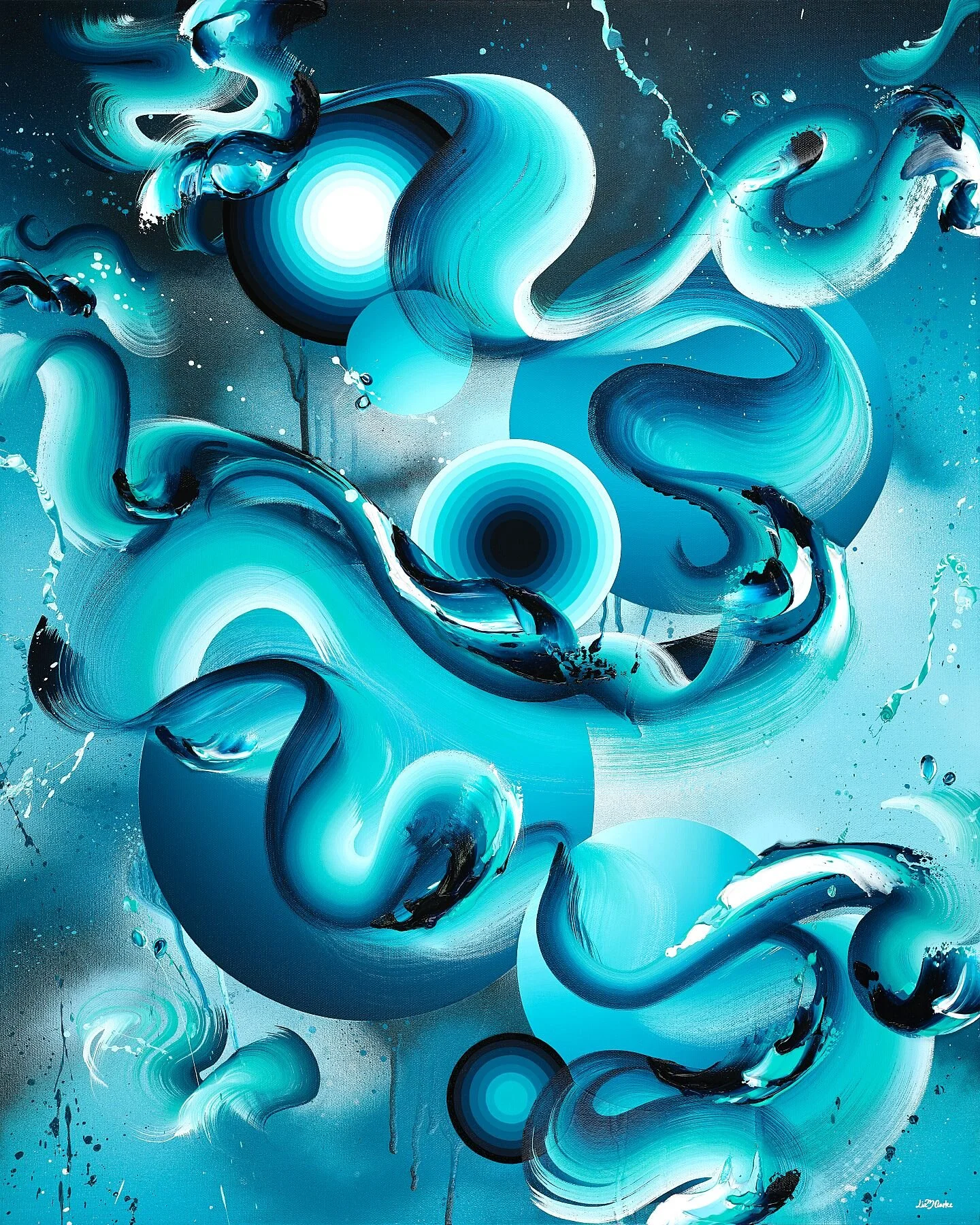 Controlled Chaos Prints — Liz M Clarke Art