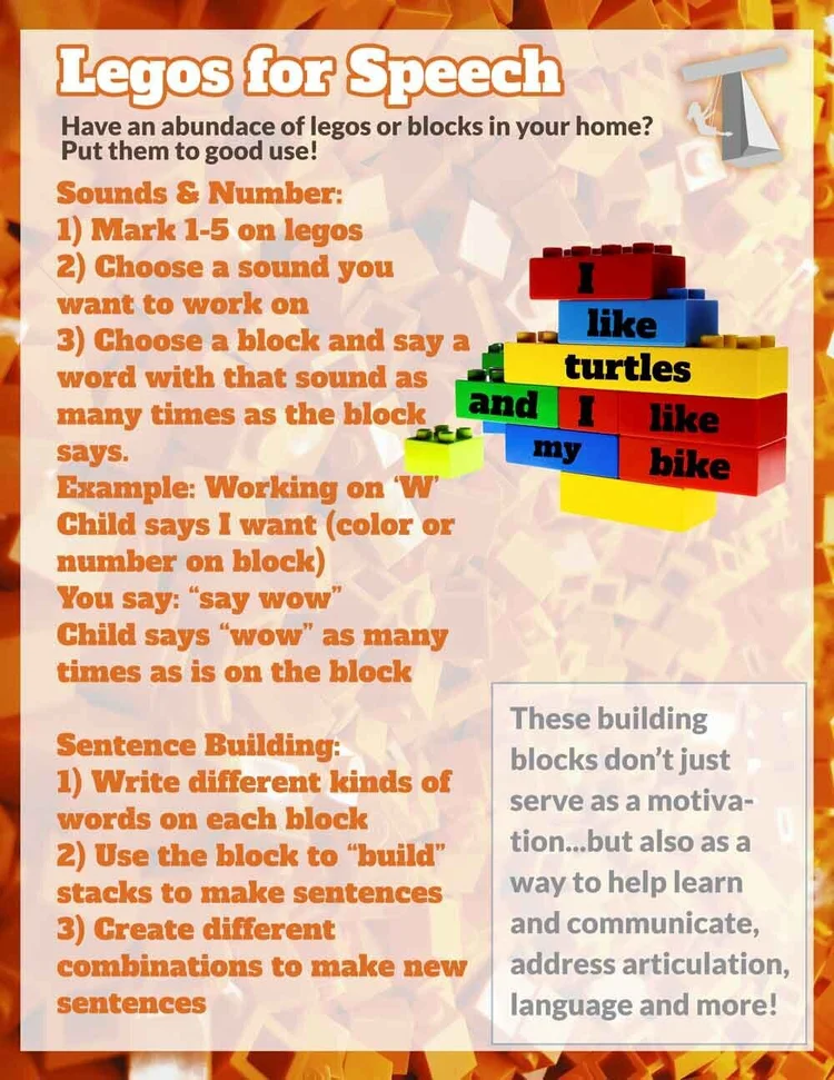 Legos for Speech Therapy — Tilton's Therapy for Tots