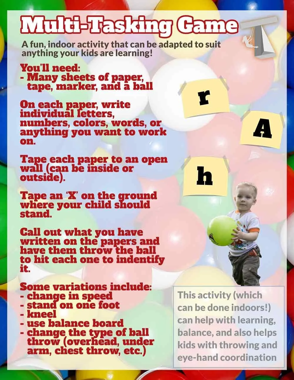 Multi-Tasking Game — Tilton's Therapy for Tots