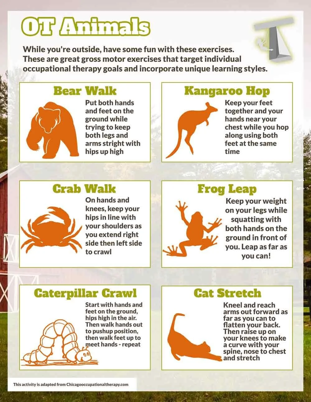 OT Animals — Tilton's Therapy for Tots