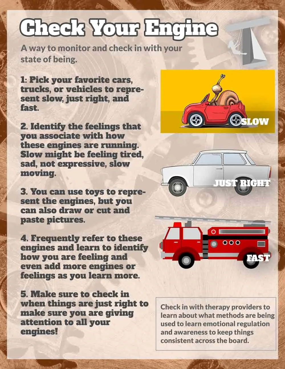 Check Your Engine — Tilton's Therapy for Tots