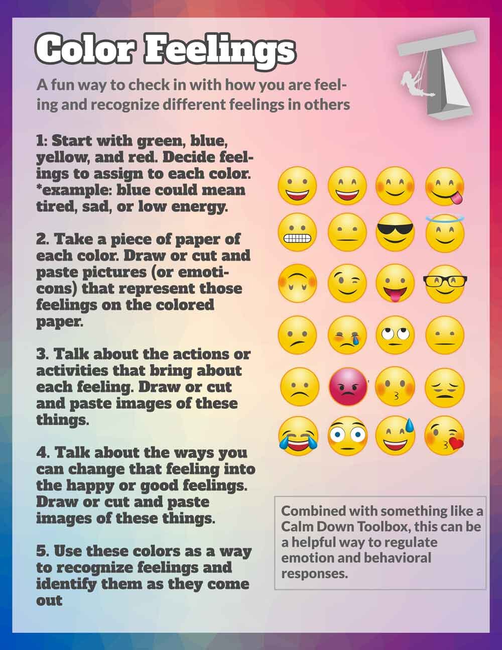 Color Feelings — Tilton's Therapy for Tots