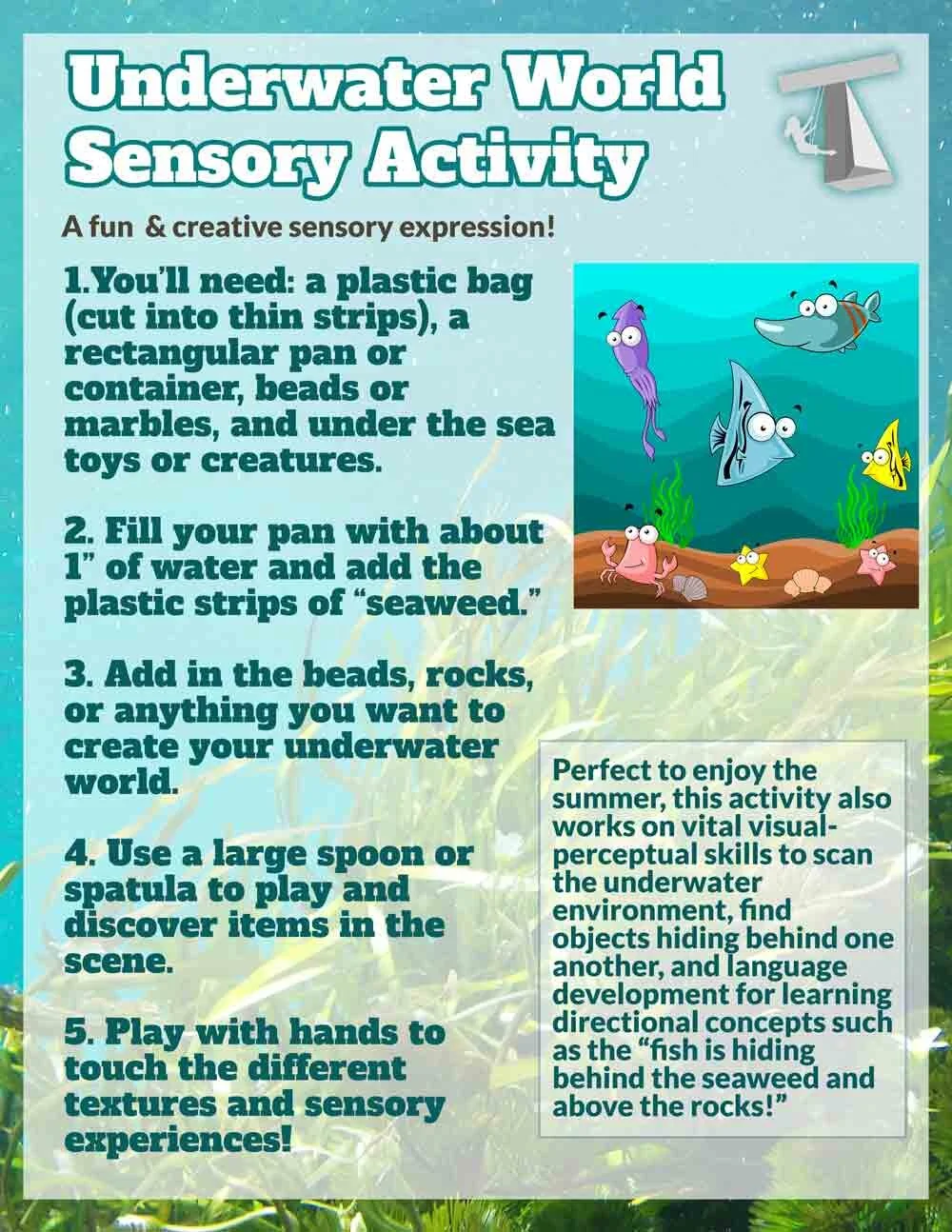 Underwater Sensory Scene — Tilton's Therapy for Tots