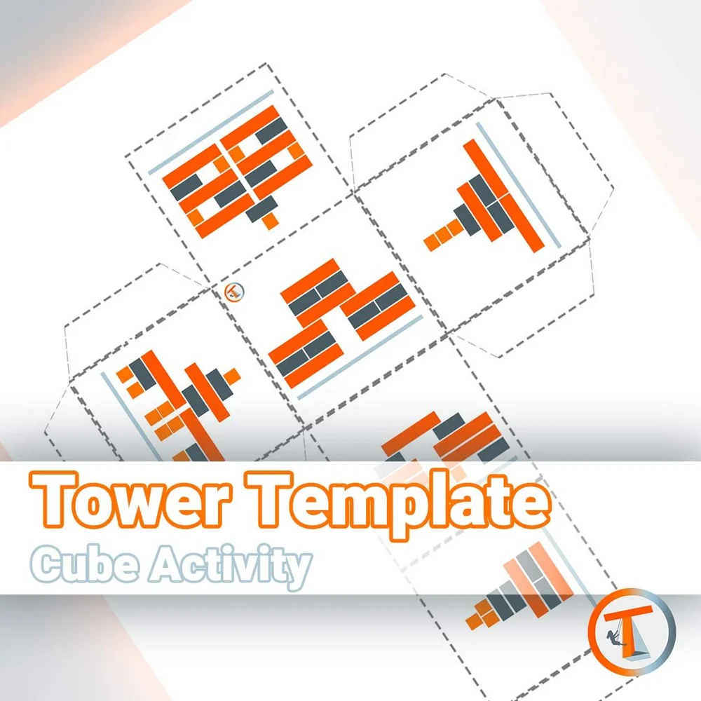 Tower Template Cube — Tilton's Therapy for Tots
