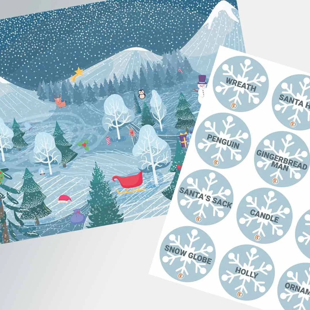 Snowflake Word Hunt Game — Tilton's Therapy for Tots