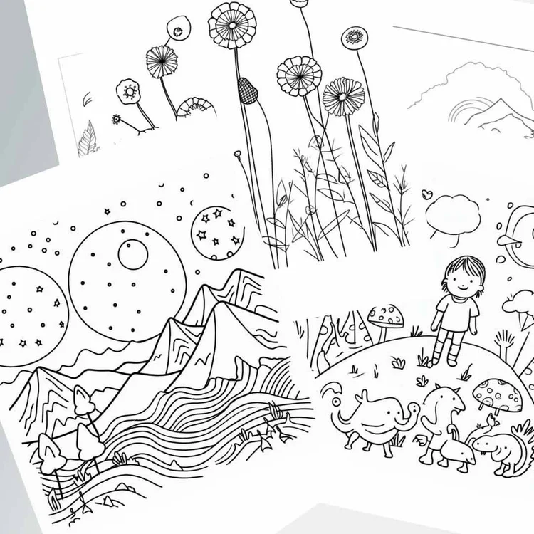 Therapeutic Kids Coloring Pages — Tilton's Therapy for Tots