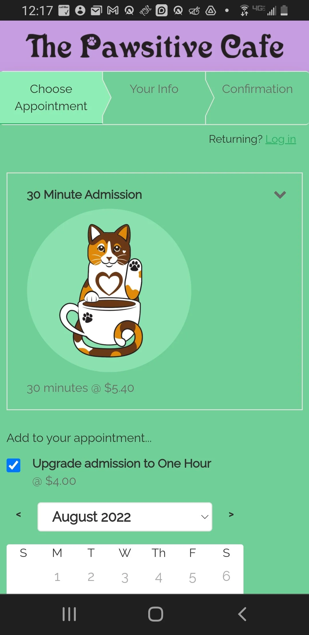 About 5 — The Pawsitive Cafe