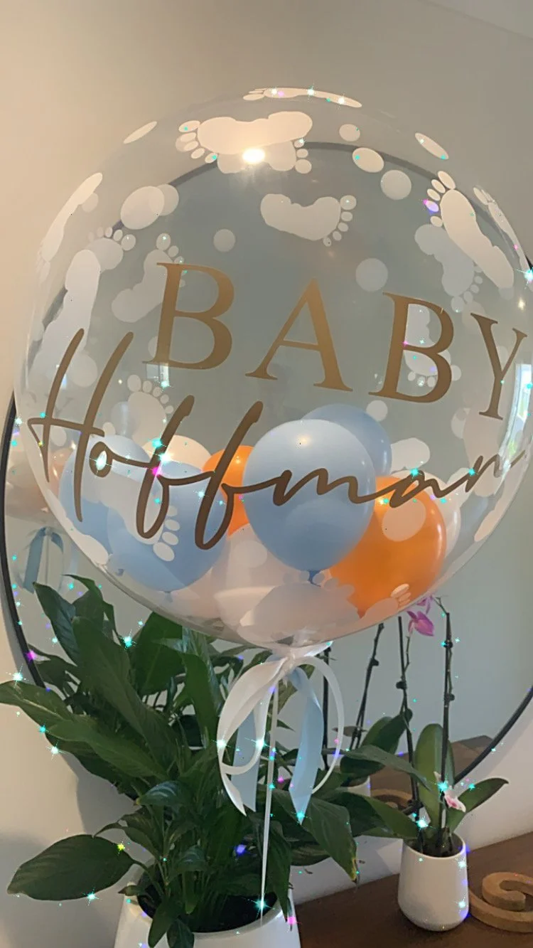Personalised Bubble Balloons — Luxe Balloons Perth